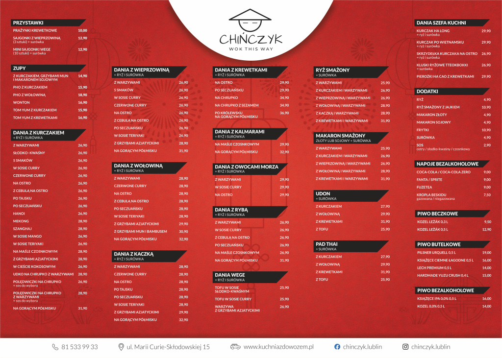 Chińczyk - Wok This Way w Lublinie - Rozsmakuj się w azjatyckiej kuchni